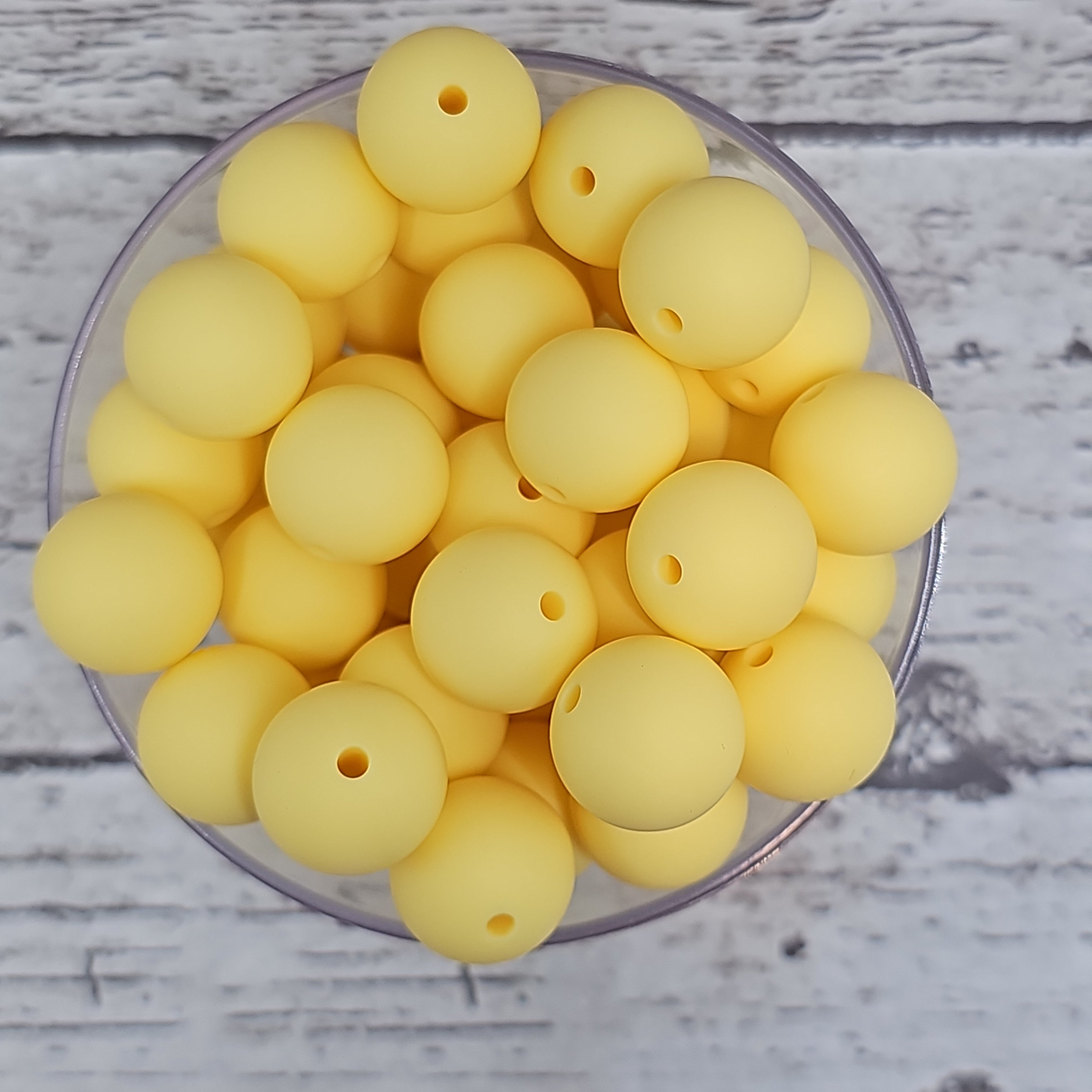 #32 Custard Yellow Solid – Homestead Silicone Beads and More