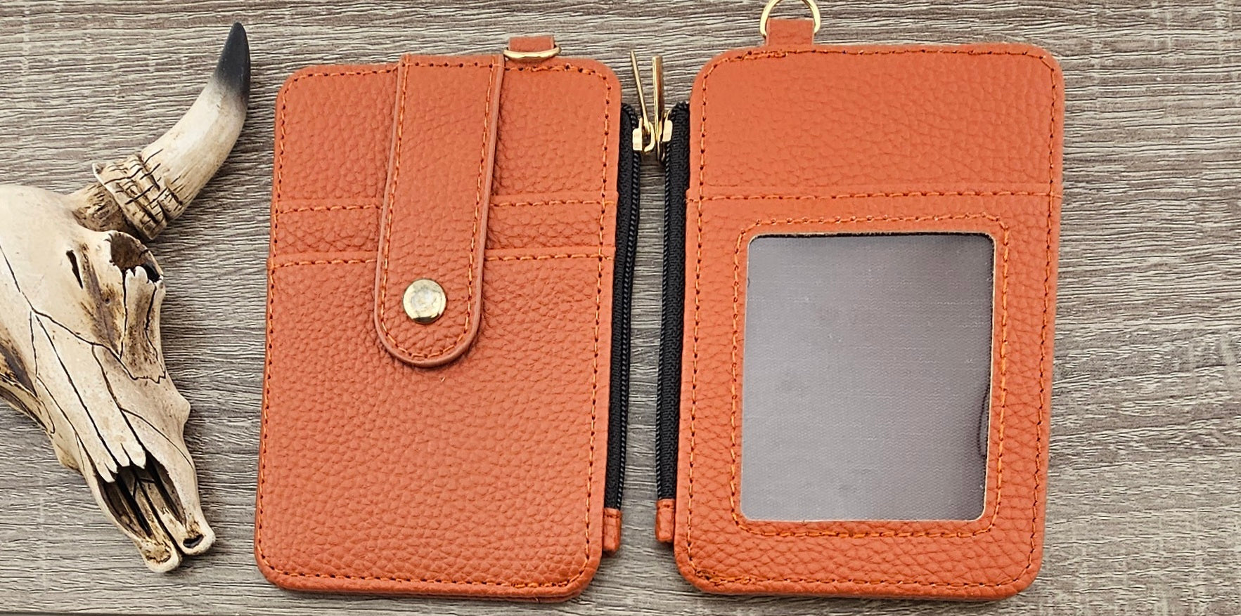 Rust Zipper Wallet – Homestead Silicone Beads and More