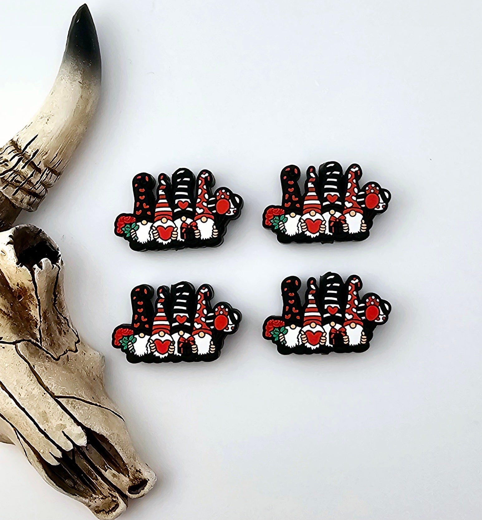 Happy Love Gnomes Focal – Homestead Silicone Beads and More