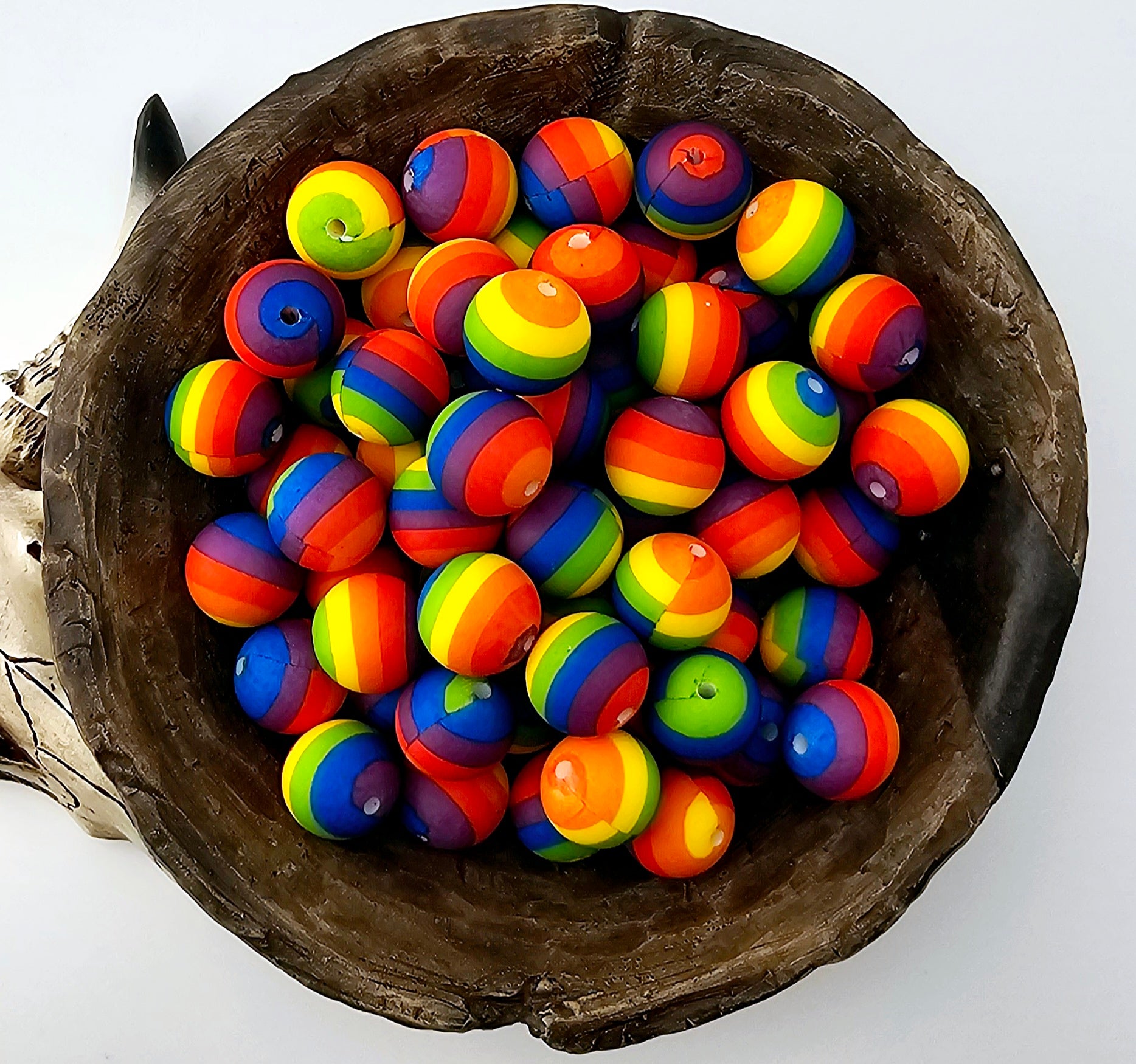 Rainbow Stripes Print – Homestead Silicone Beads and More