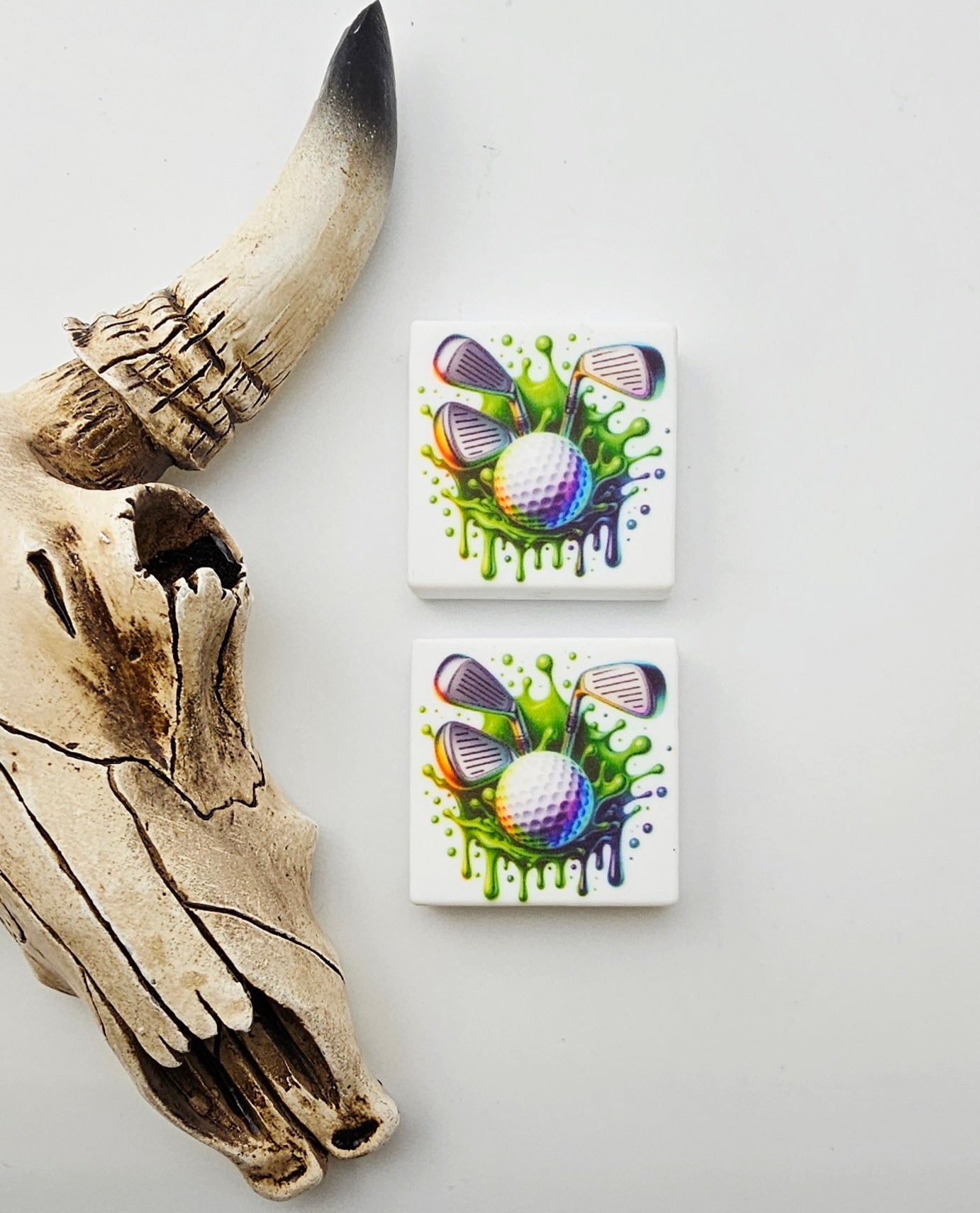 Golf Splash Focal – Homestead Silicone Beads and More