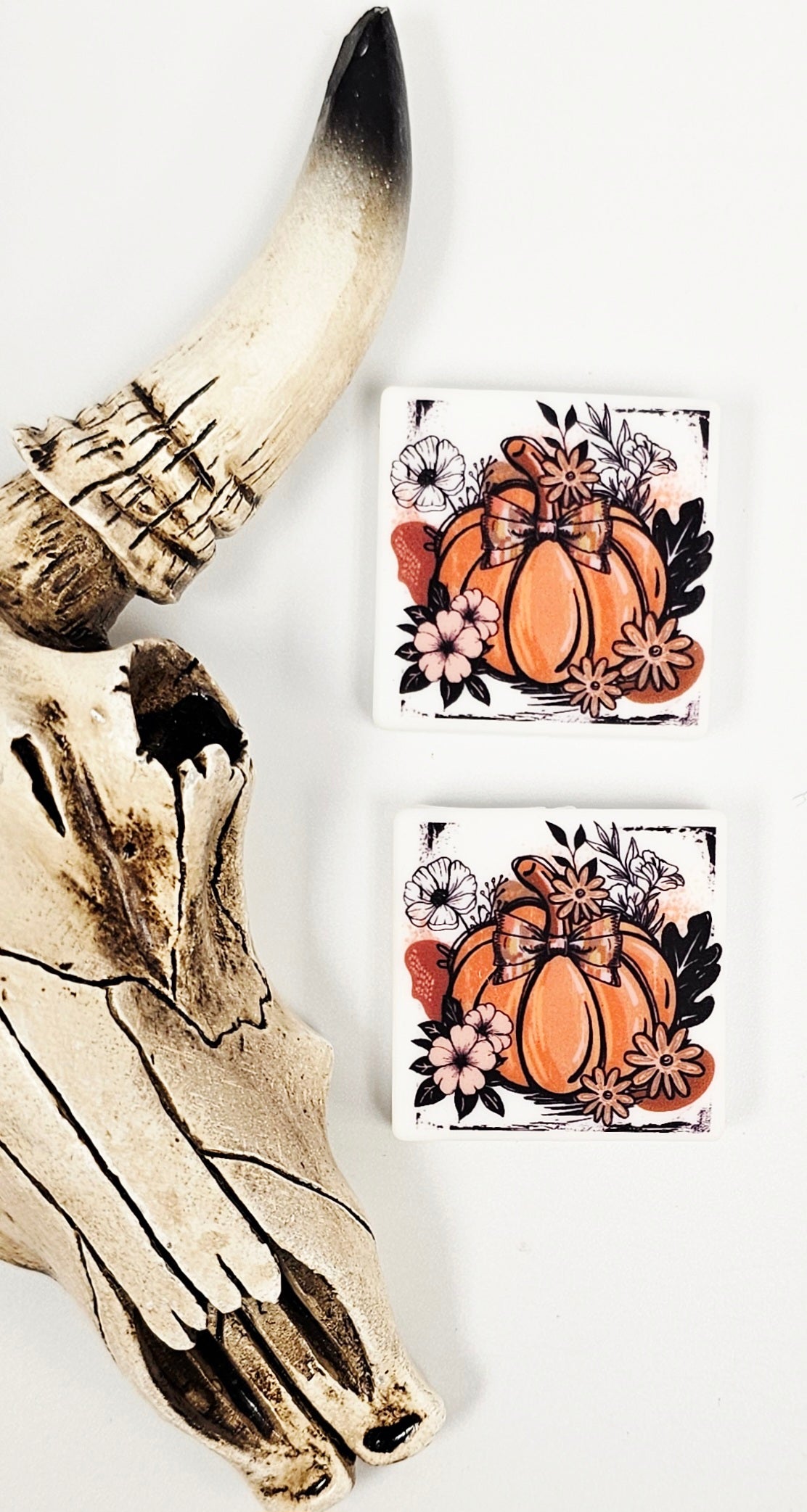 Fall Rustic Pumpkin Focal – Homestead Silicone Beads and More