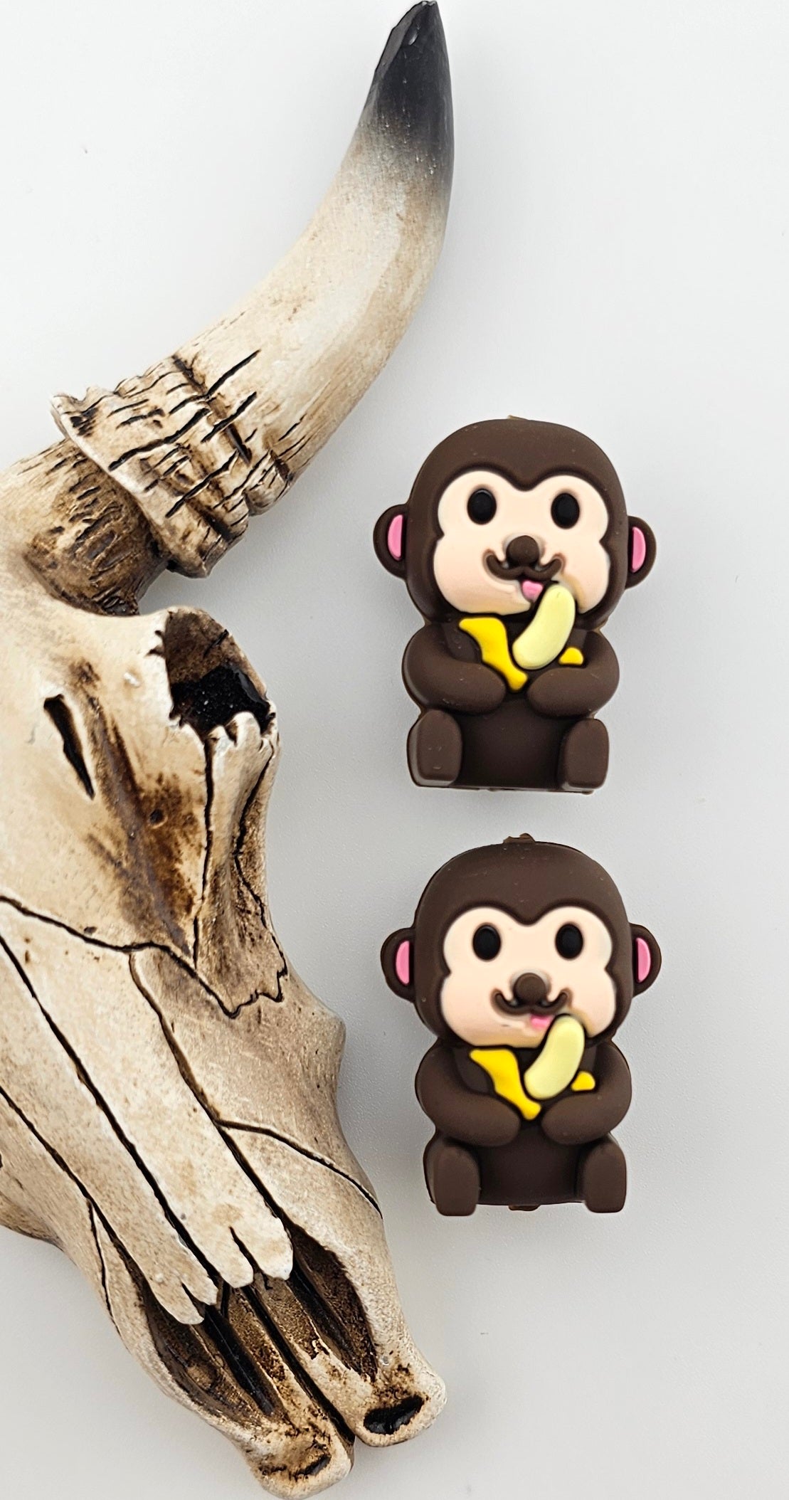 3D Monkey Focal – Homestead Silicone Beads and More