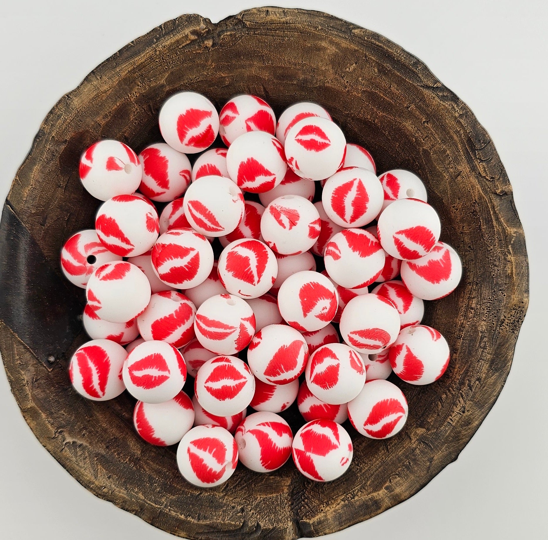 Kiss Lips Print – Homestead Silicone Beads and More