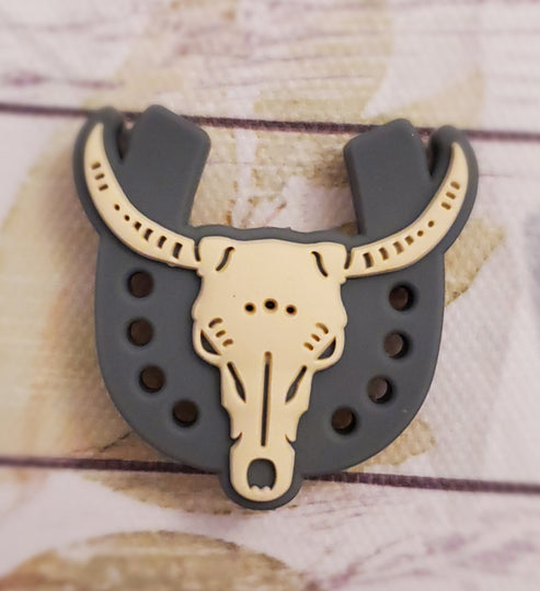 Bullhead Horseshoe Focal – Homestead Silicone Beads and More